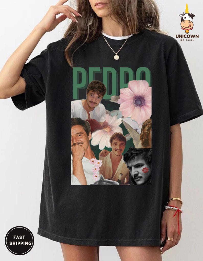 Pedro Pascal Bootleg Shirt, %100 Cotton Unisex Tshirt, Sweatshirt and ...