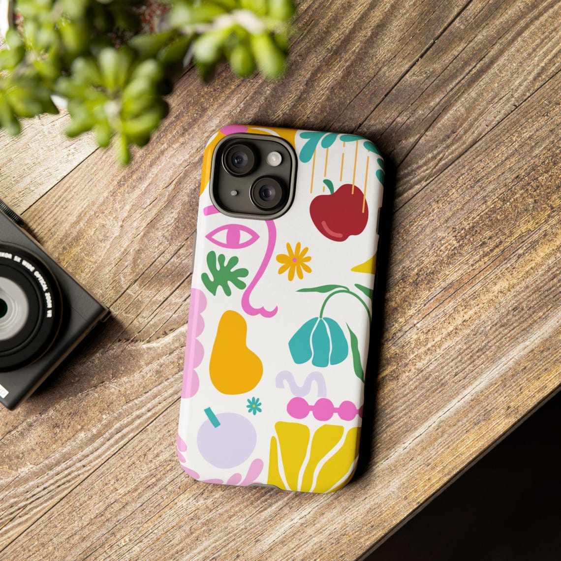 Abstract Art Design Phone Case , Unique Protective Cover, Gift for Art ...
