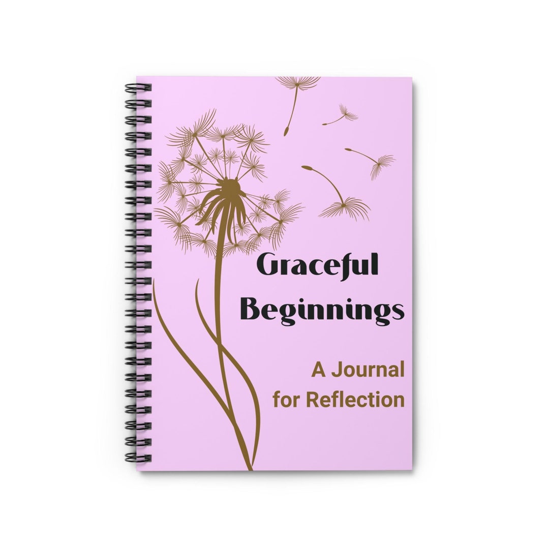 Graceful Beginnings Ruled Line Journal Reflection Notebook, Blank ...