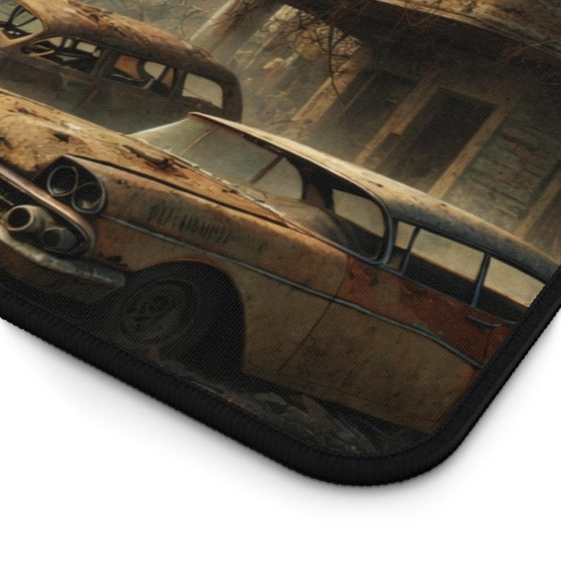 Post-apocalyptic Fallout Desk Mat Immersive Wasteland Gaming & Office ...