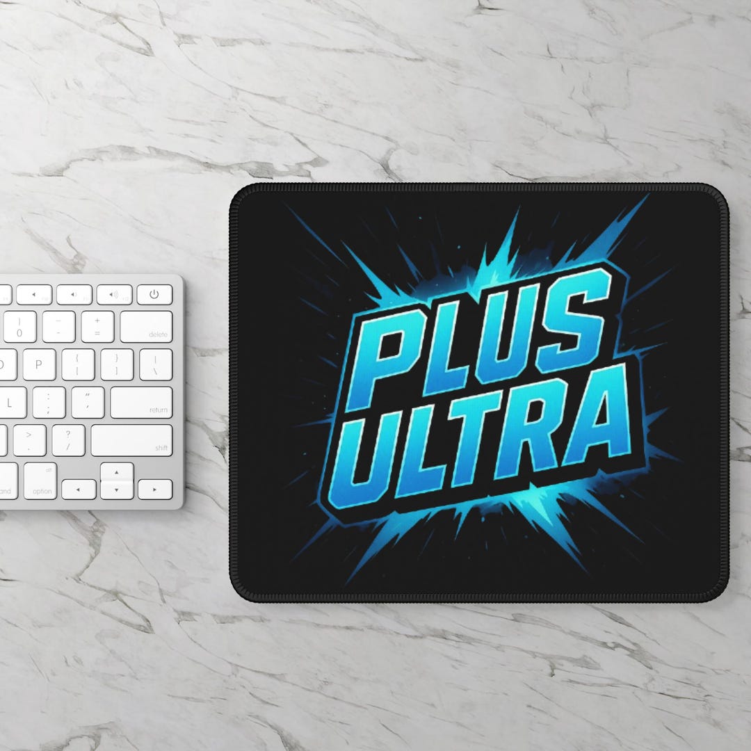 Plus Ultra Gaming Mouse Pad | Anime Inspo Lightning Graphic - Etsy