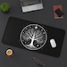 Minimalistic White Tree of Gondor Desk Mat Elegant Tolkien-inspired ...