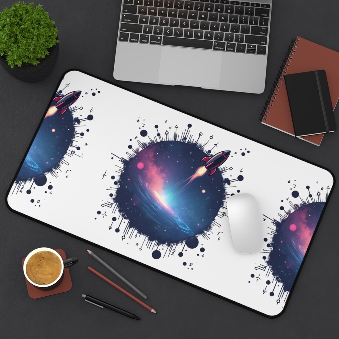 The Programmers Universe Desk Mat Cosmic Tech-inspired Workspace ...