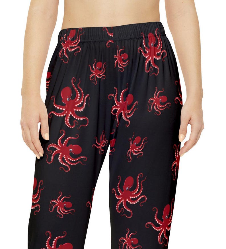 Octopus Women's Pajama Pants, Virgin Voyages Cruise Pajama Party Lounge ...