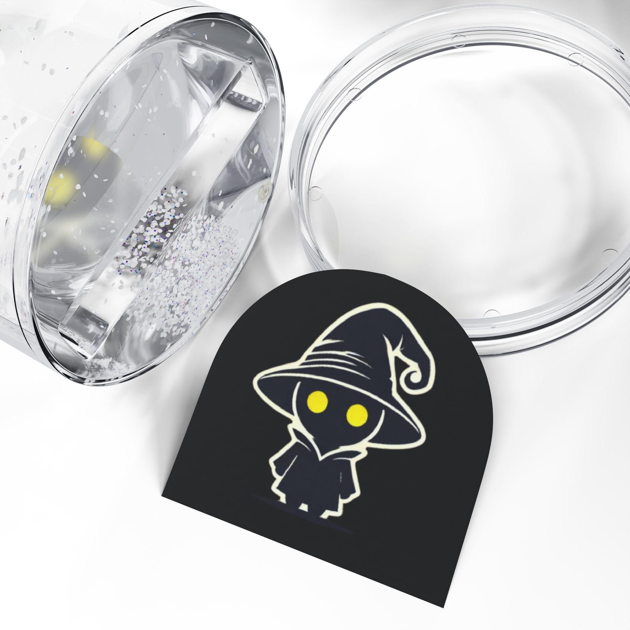 Black Mage Snow Globe Vivi-inspired RPG Wizard Figurine | Cute Gamer ...