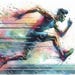Dynamic Runner: Vibrant Sports Art Print - 20 High-resolution Files ...