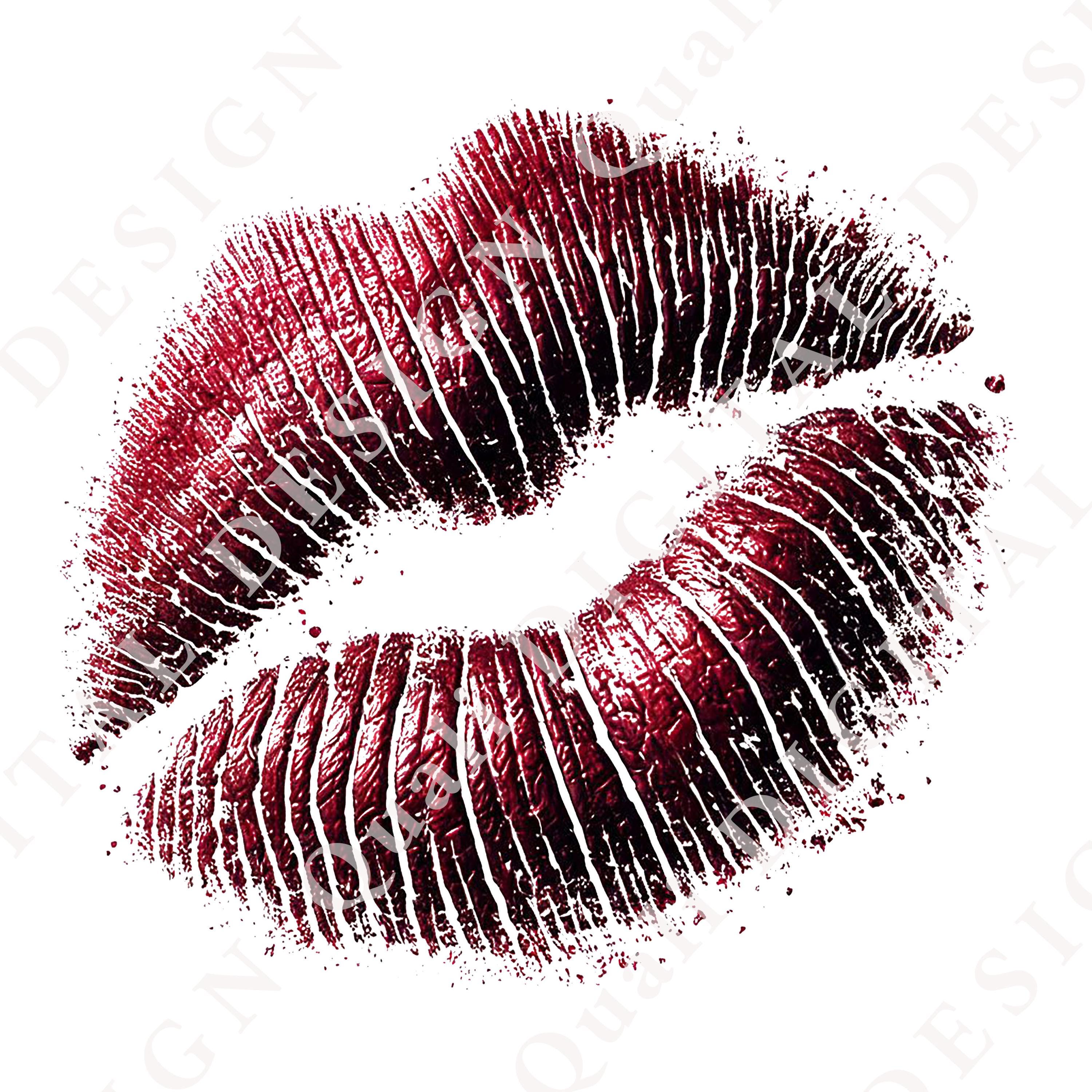 Red Lips Digital Clipart Bundle | 12 High-quality Lip Art Graphics ...