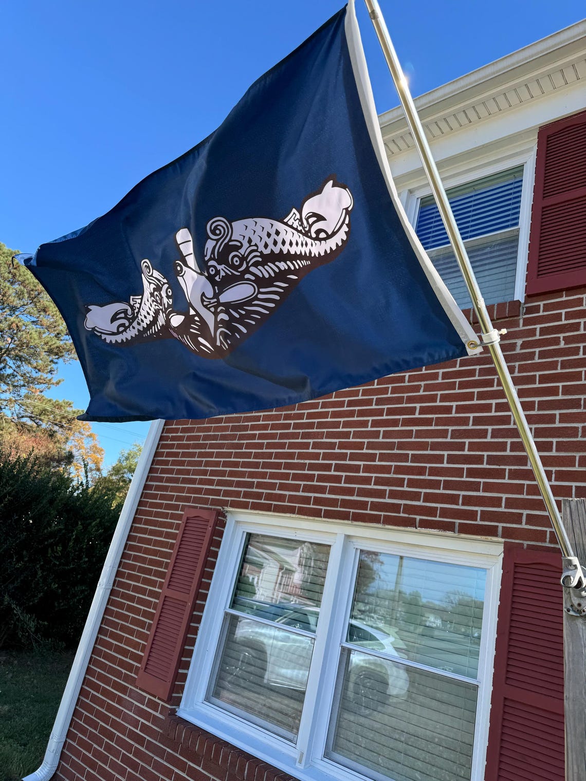 Enlisted Submarine Dolphin Flag, Indoor Outdoor, Double Sided - Etsy