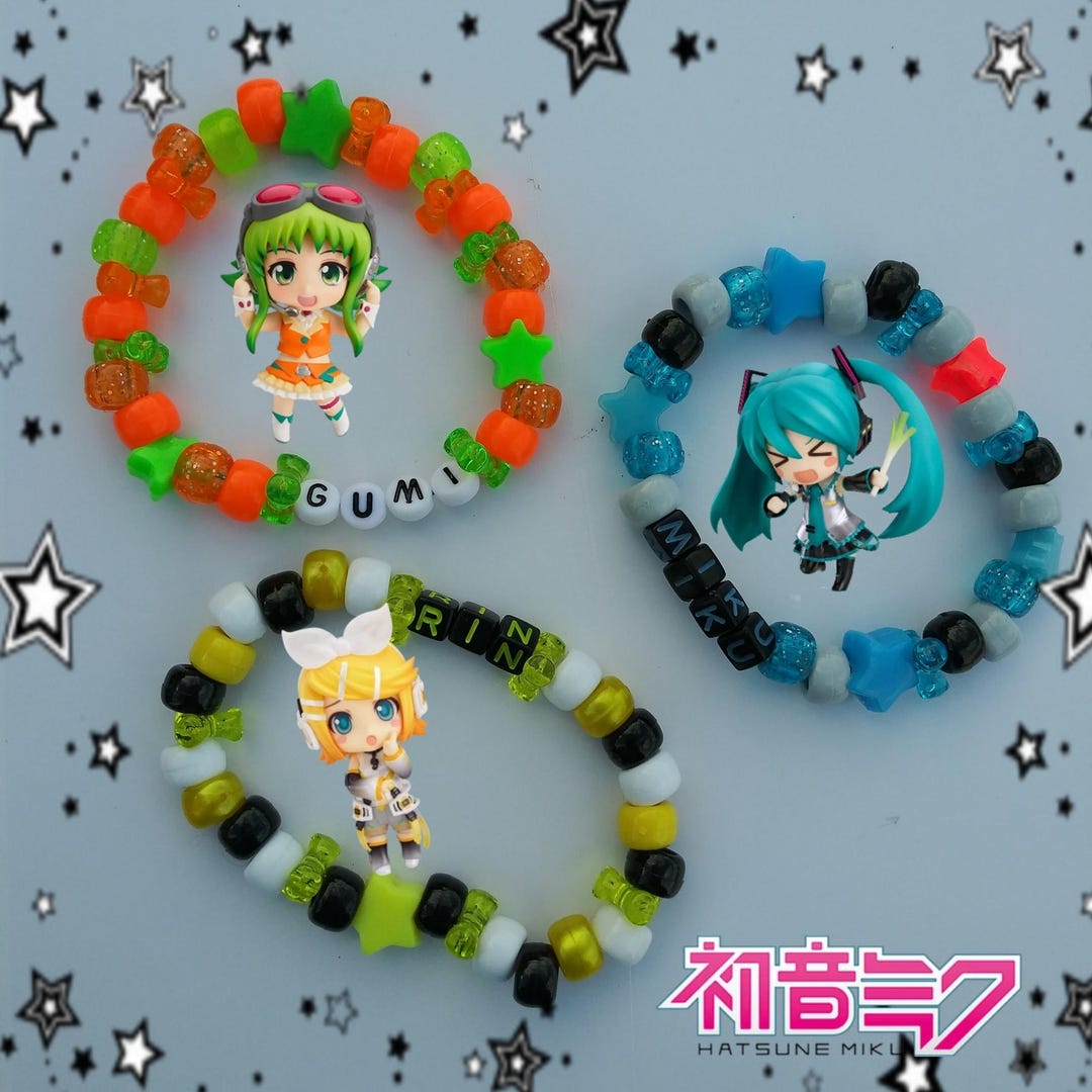 Vocaloid Kandi Bracelet Set - Etsy