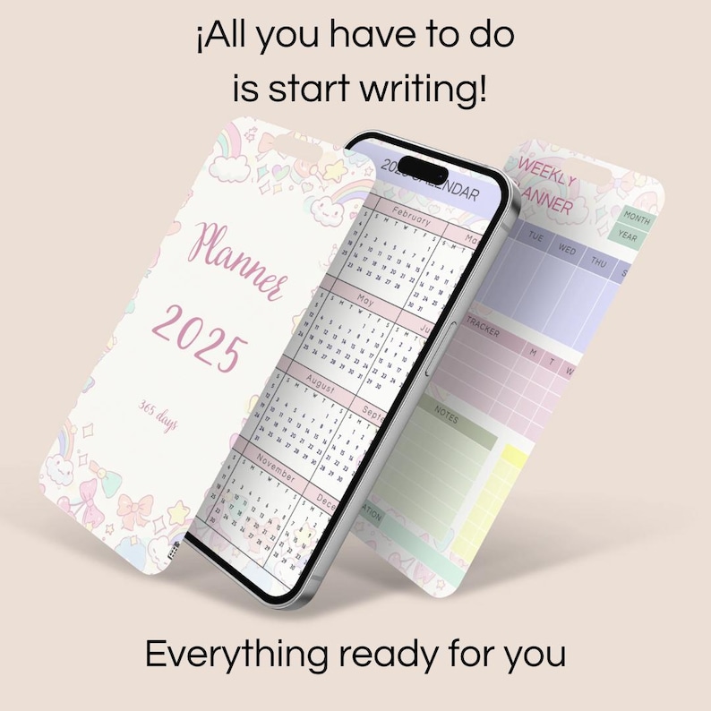 BESTSELLER Pastel Digital Planner 2025 | Soft Girl Aesthetic ...