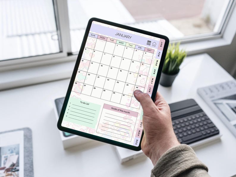 BESTSELLER Pastel Digital Planner 2025 | Soft Girl Aesthetic ...