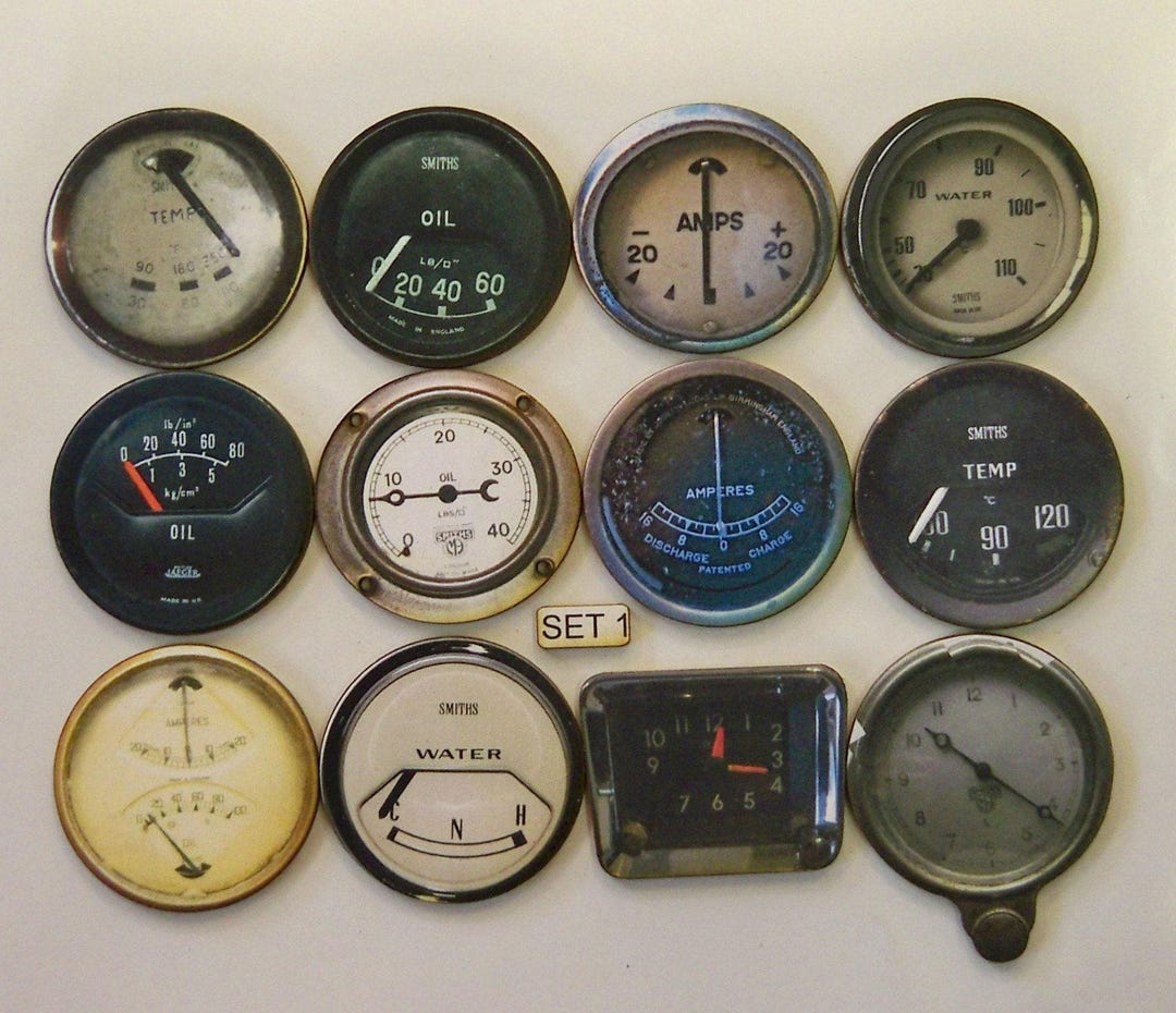 Car Instruments. for Your Next Craft Project. Styled From the Older Car ...