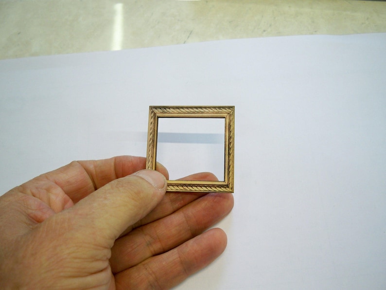 Picture Frames. Miniature Frames,2d Design. Attach Your Own Picture, 12 X Laser Woodcuts ...