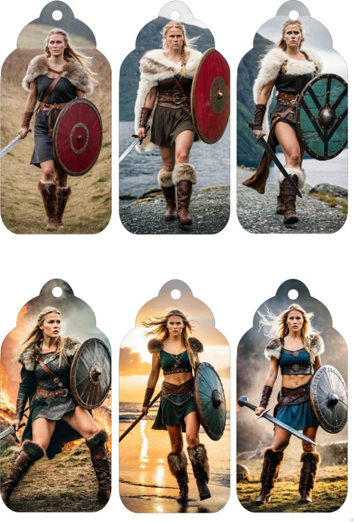 Shield Maiden Gift Tags. Viking Woman. Laser Wood Cut Outs. - Etsy