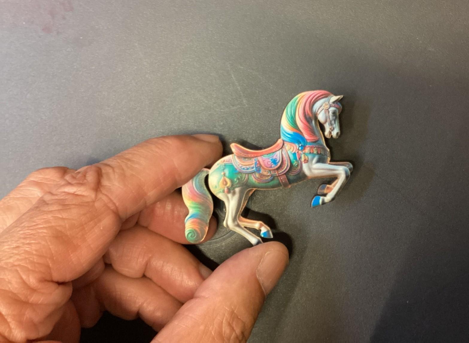 Carousel Horse. (set 02) Fun Fare. Holiday. Seaside. A Packet of 8 X ...