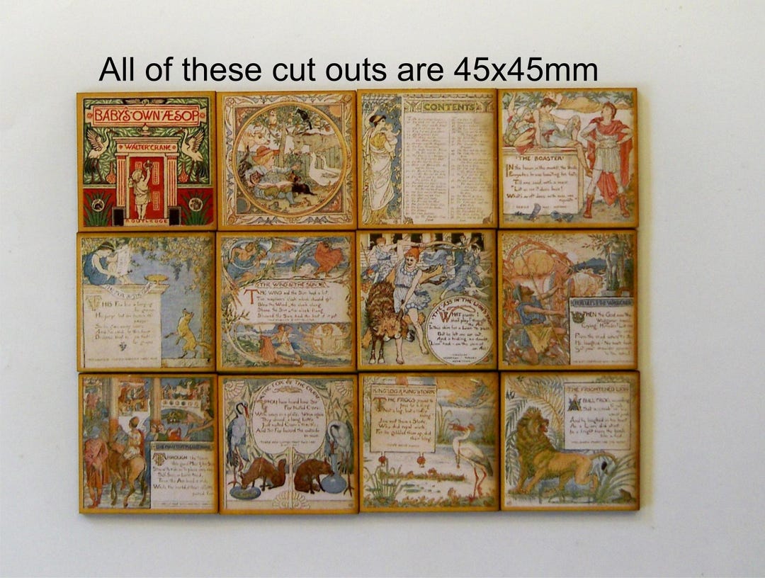 Aesop's Fables. Illustrations From Vintage Children's Book. - Etsy
