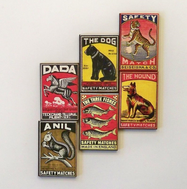 Matchbox Front Labels. This is a Pack of 18 Laser Wood Cuts Vertical ...