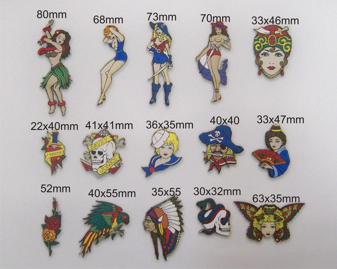 Tattoo Designs. 15 X Package of Vintage Tattoo Graphics - Etsy