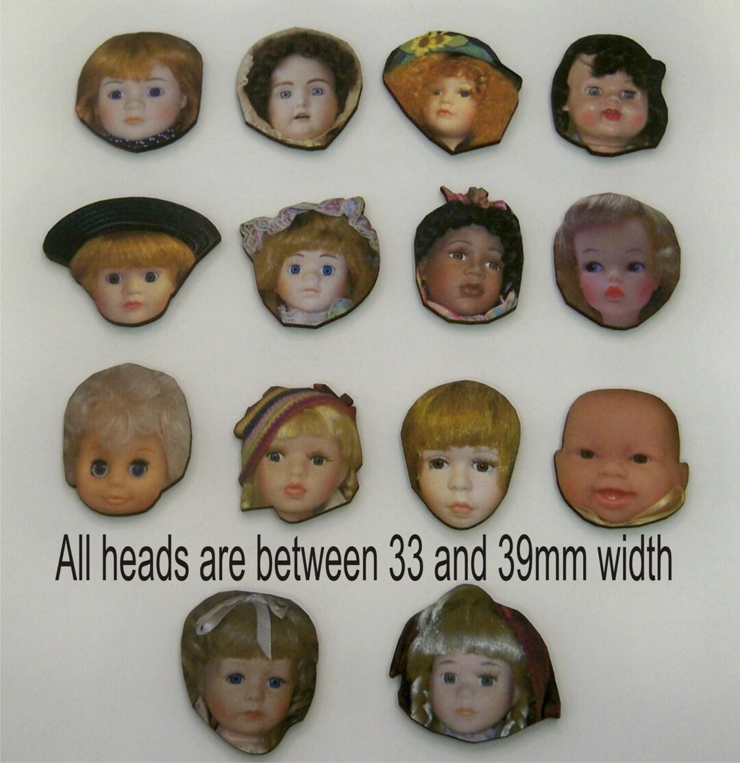 14 X Dolls Faces (little Beauties) - Etsy
