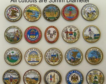 Seal of the State of Kansas United States Seals Poster Art Print - Etsy