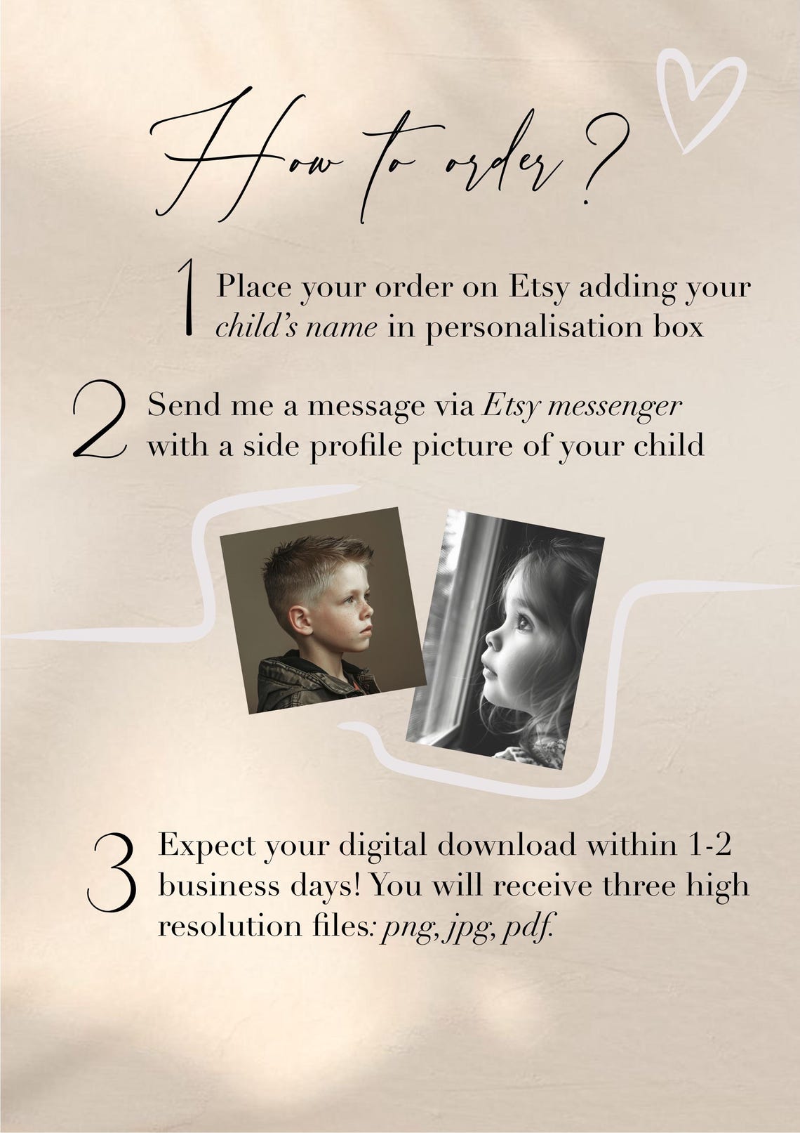 Baby Side Profile Outline, Fine Line Custom Silhouette Digital Design ...