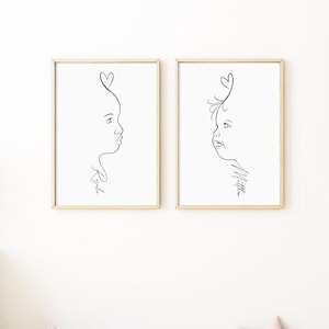 Baby Side Profile Outline, Fine Line Custom Silhouette Digital Design ...