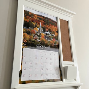 LANG Style Calendar Frame Midsized Front Loading Home Decor Framed ...