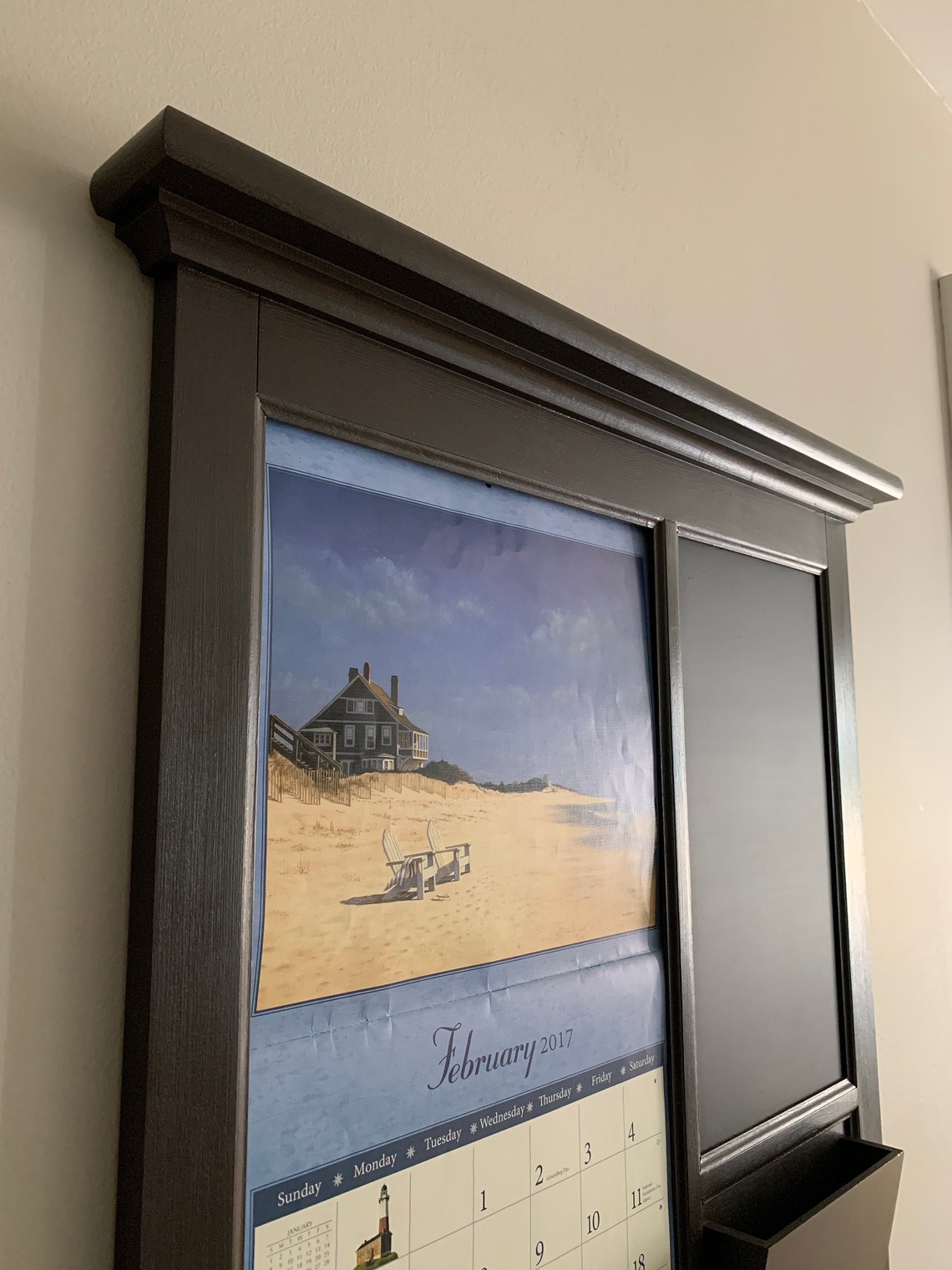 Large Wall Mounted LANG Calendar Frame With Extra Wide Pocket. - Etsy