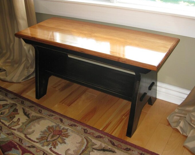 Nantucket Bench Wooden Bench - Etsy