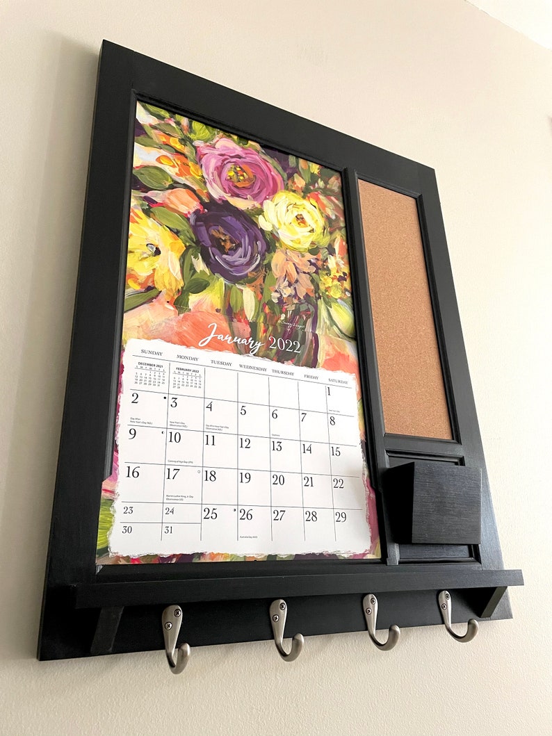 Modern Style Midsize LANG Calendar Frame Front Loading Home Decor ...