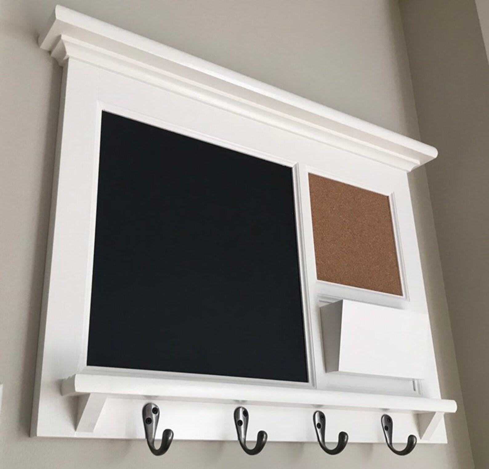 Command Center Wall Organizer Home Decor Storage Corkboard Office Decor ...