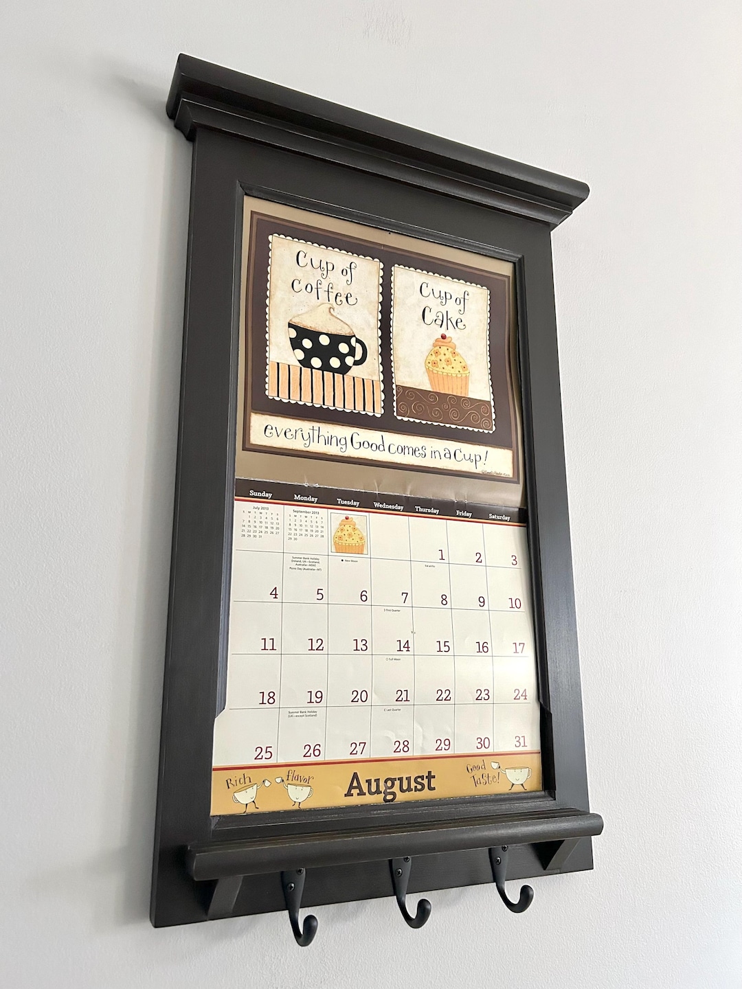 LANG Calendar Frame Family Organizer Storage Shelf Home Decor Furniture ...
