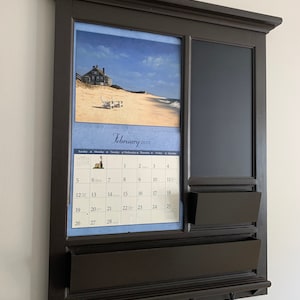 Large Wall Mounted LANG Calendar Frame With Extra Wide Pocket. Home ...
