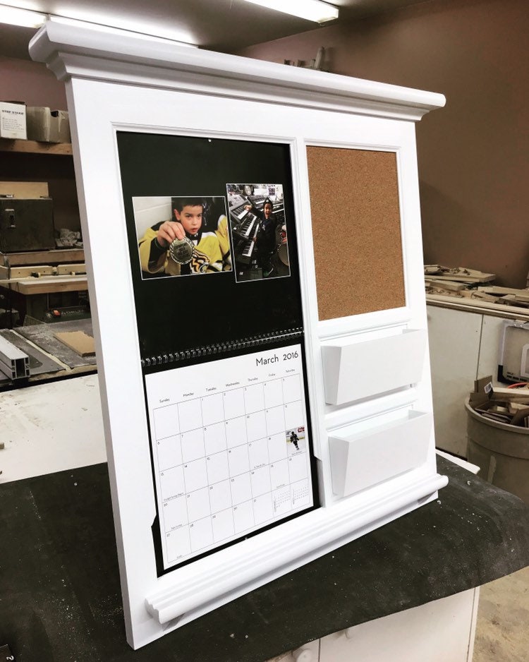 Shutterfly Calendar Family Calendar Holder Mail Organizer - Etsy Canada
