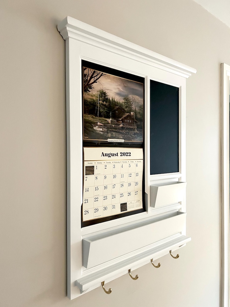 Large Wall Mounted LANG Calendar Frame With Extra Wide Pocket. Home ...