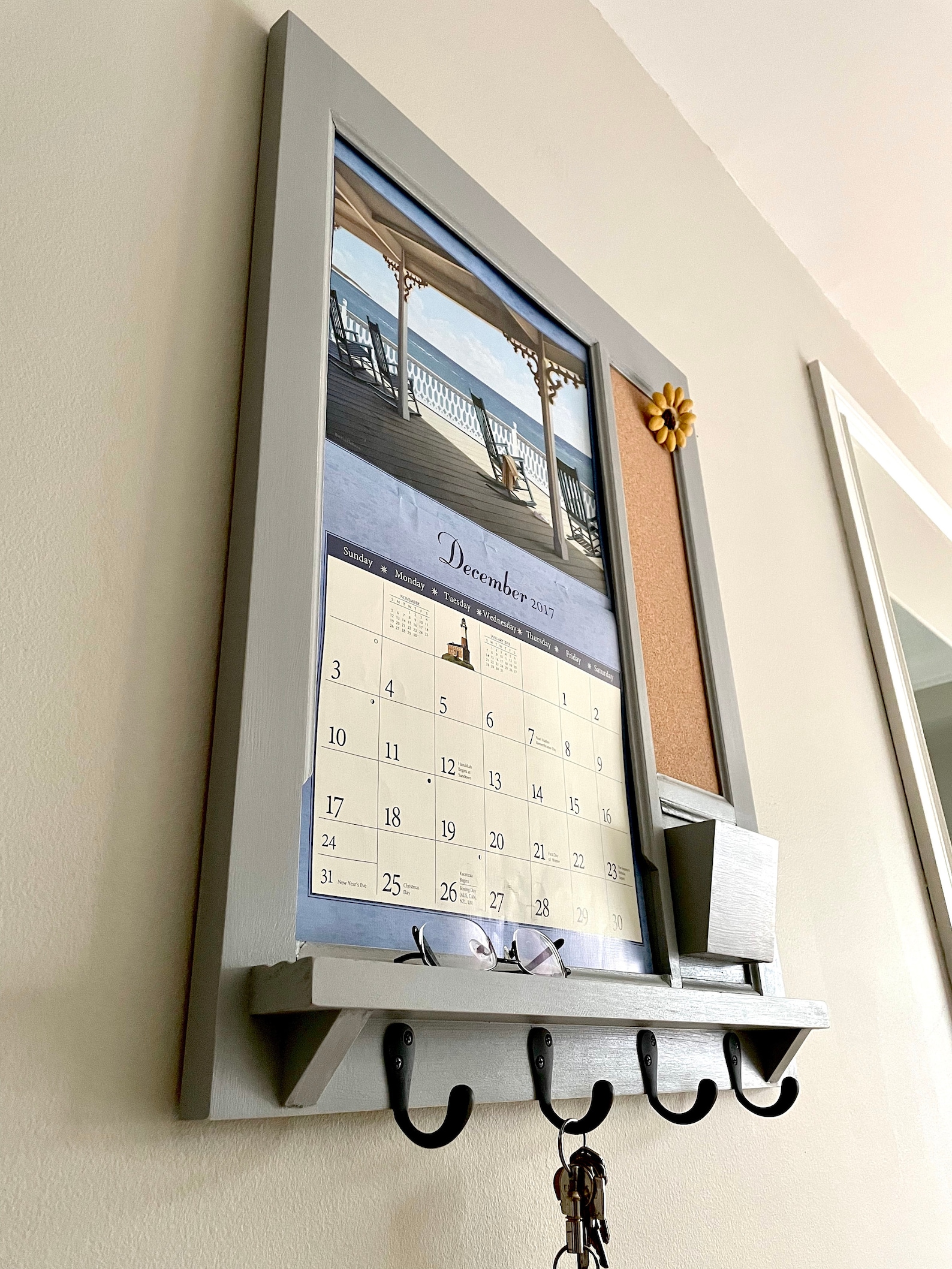 Modern Style LANG Calendar Frame Midsized Front Loading Home | Etsy
