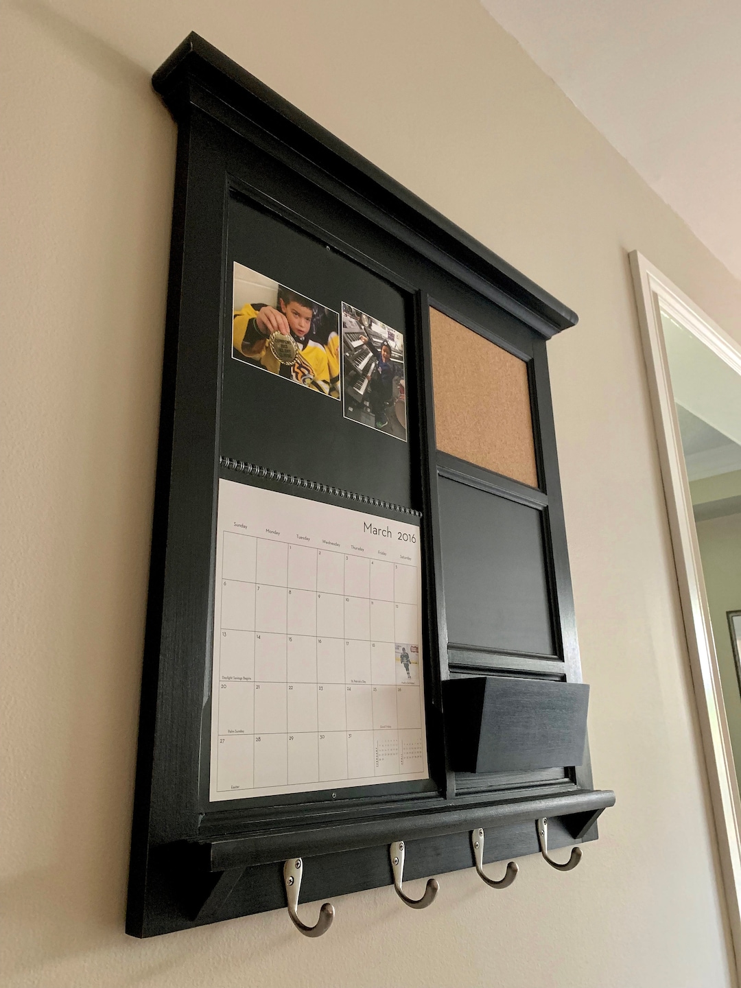Shutterfly Calendar Holder Family Command Center Mail With Single ...