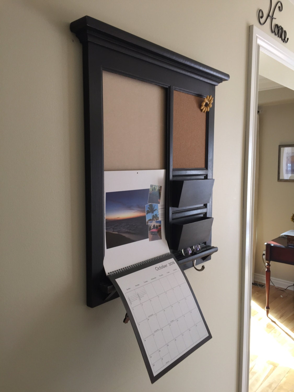 Shutterfly Calendar Family Calendar Holder Mail Organizer - Etsy Canada