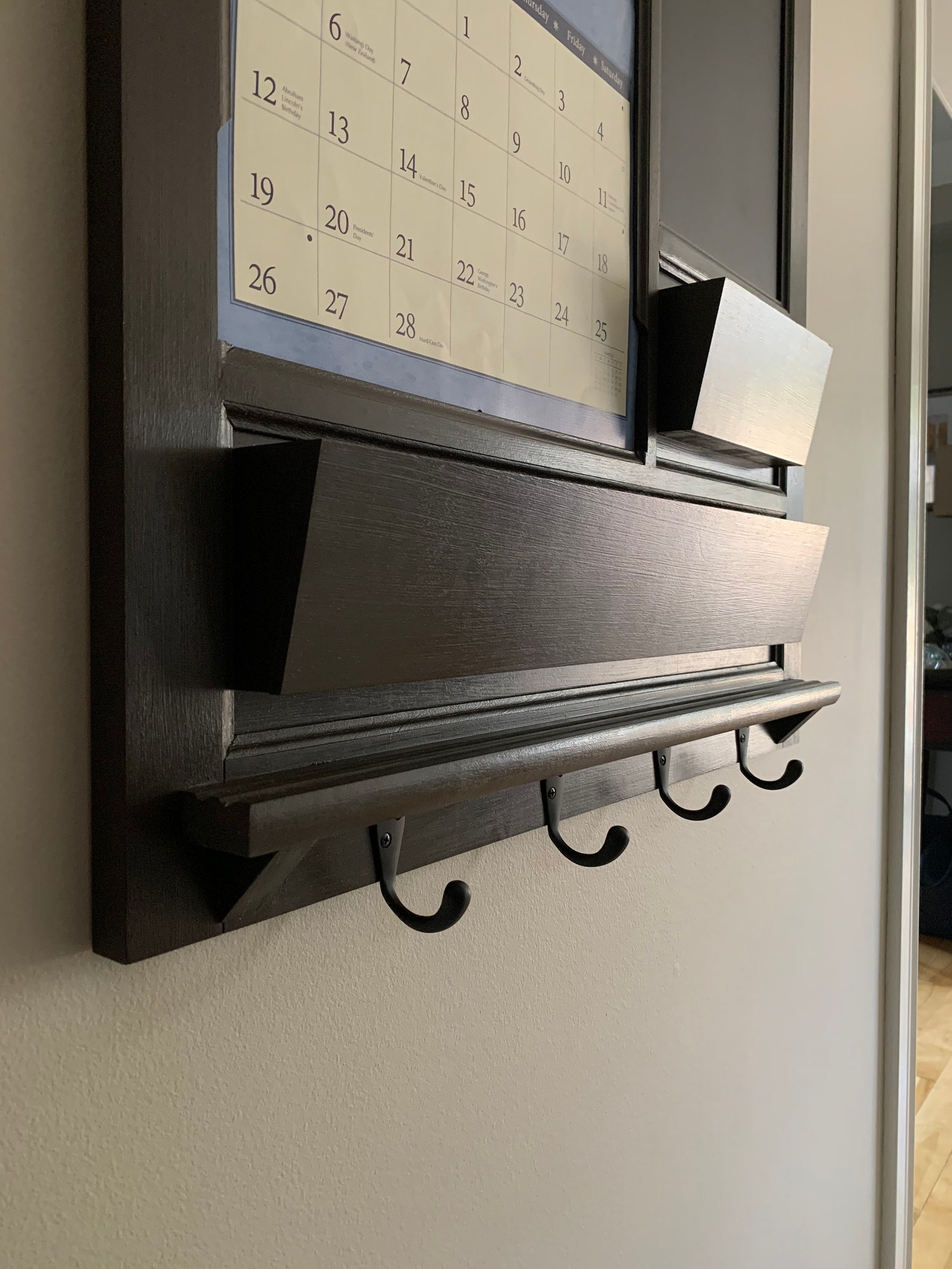 Large Wall Mounted LANG Calendar Frame with extra wide pocket. | Etsy