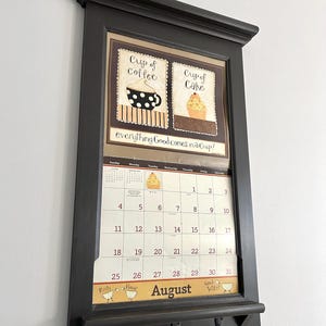 LANG Calendar Frame Family Organizer Command Center Storage Shelf and ...