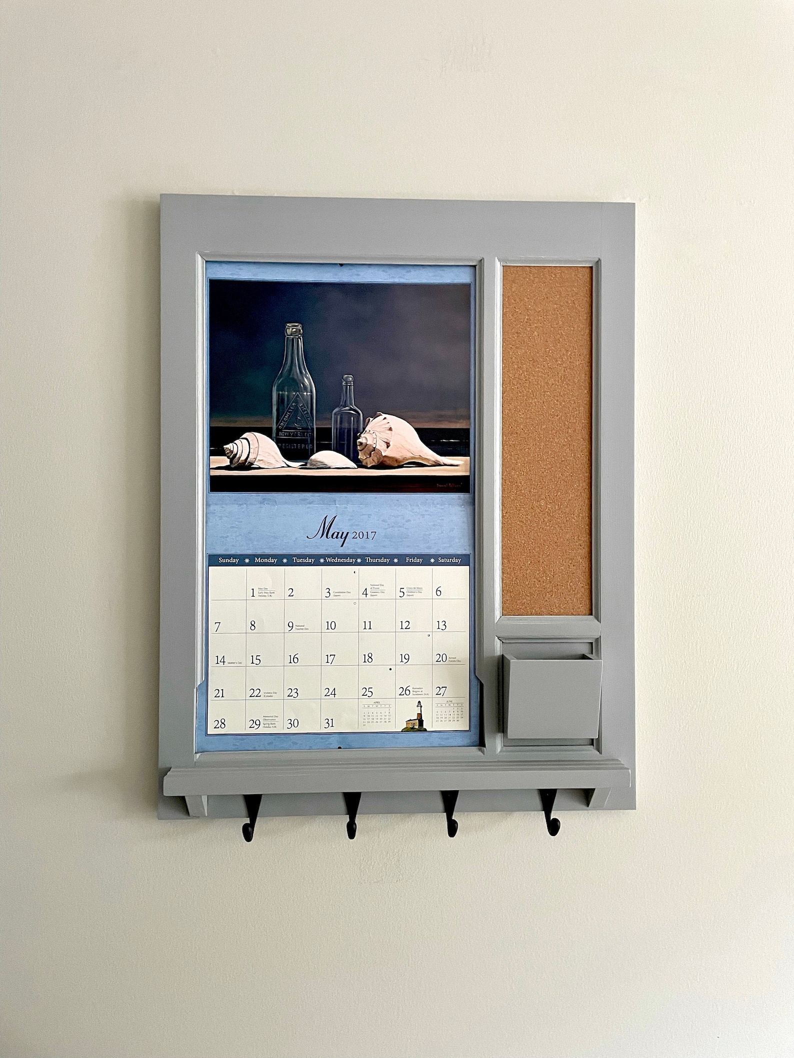 Modern Style LANG Calendar Frame Midsized Front Loading Home | Etsy