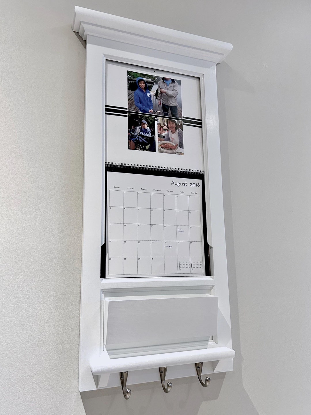 Shutterfly Calendar Frame Family Organizer Storage Shelf and Furniture ...