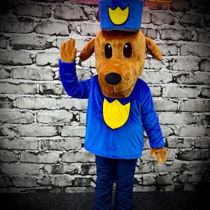 Dog Man Mascot Costume: Plush Cartoon Character Suit - Etsy