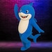 Dolphin Mascot Costume: Adult Size, Halloween Cosplay - Etsy