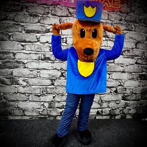 Dog Man Mascot Costume: Plush Cartoon Character Suit - Etsy
