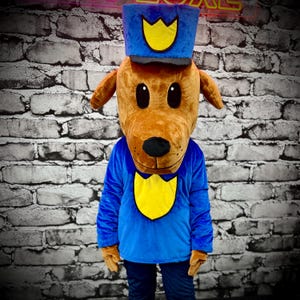 Dog Man Mascot Costume: Plush Cartoon Character Suit - Etsy