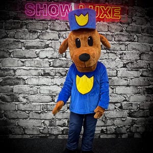 Dog Man Mascot Costume: Plush Cartoon Character Suit - Etsy