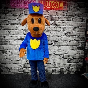 Dog Man Mascot Costume: Plush Cartoon Character Suit - Etsy