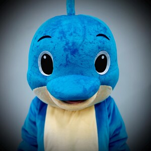 Dolphin Mascot Costume: Adult Size, Halloween Cosplay - Etsy