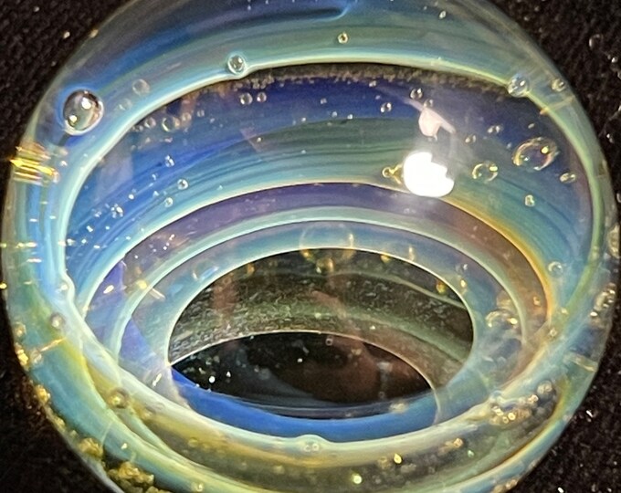 1.30 Girliegirlglass Glittery Dichro Collector Borosilicate Marble Signed girlie 23 - Etsy